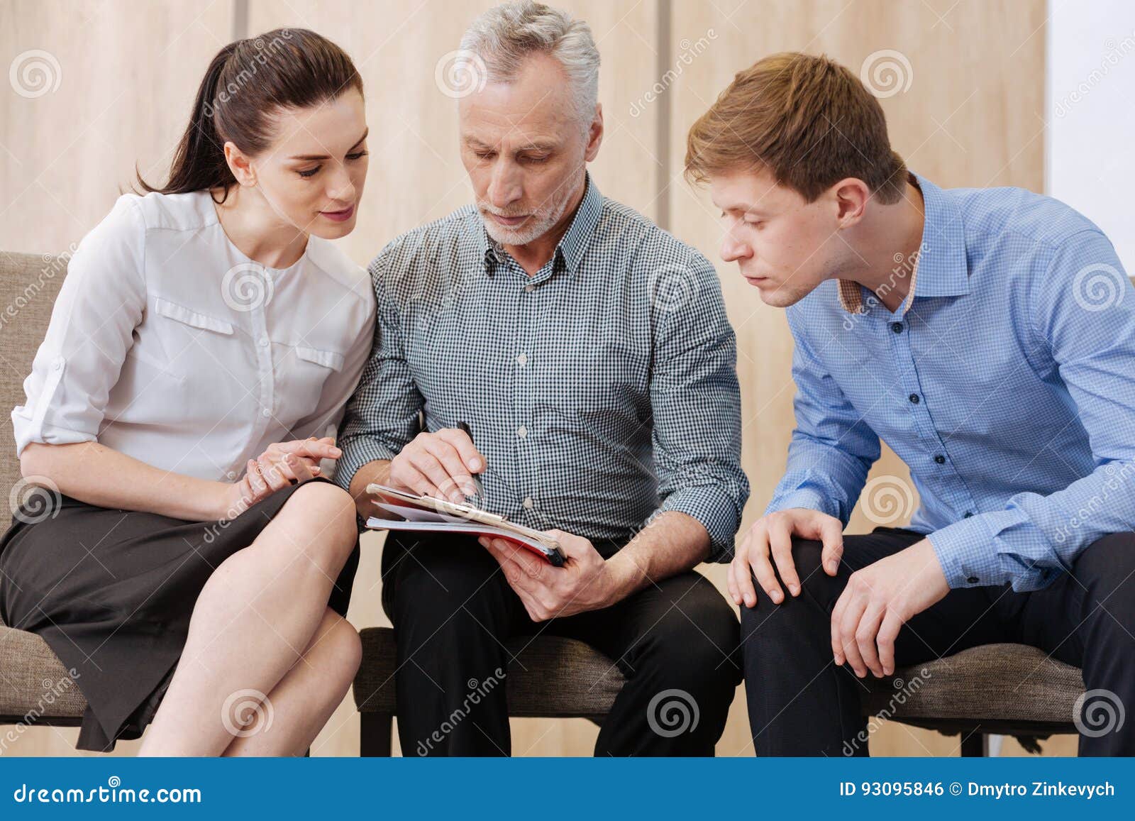 Hard Working Professional Colleagues Working Together Stock Photo ...