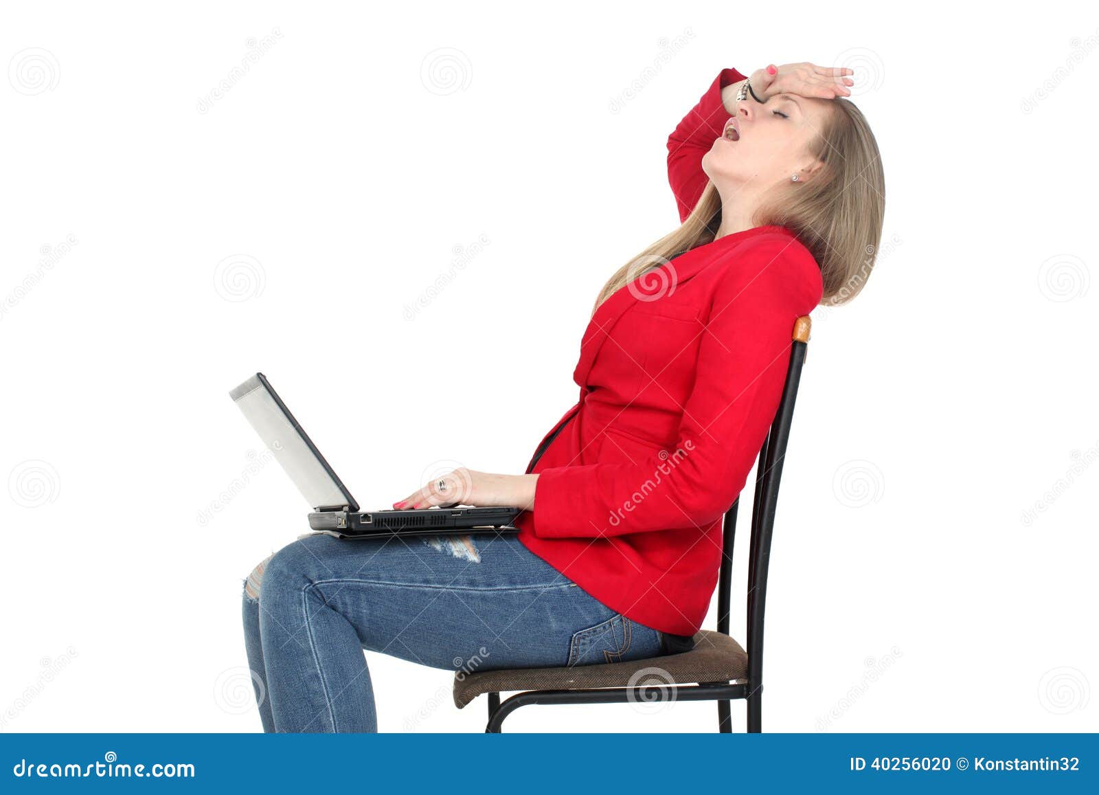 Hard Working Woman Working on Computer Stock Photo - Image of laptop ...