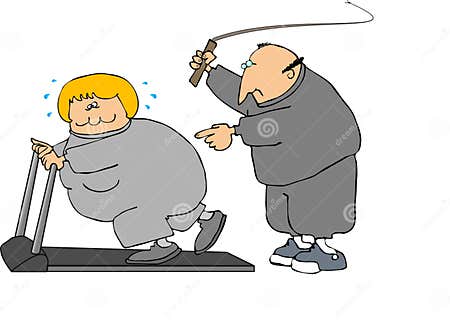 Hard Workout stock illustration. Illustration of trainer - 7489531