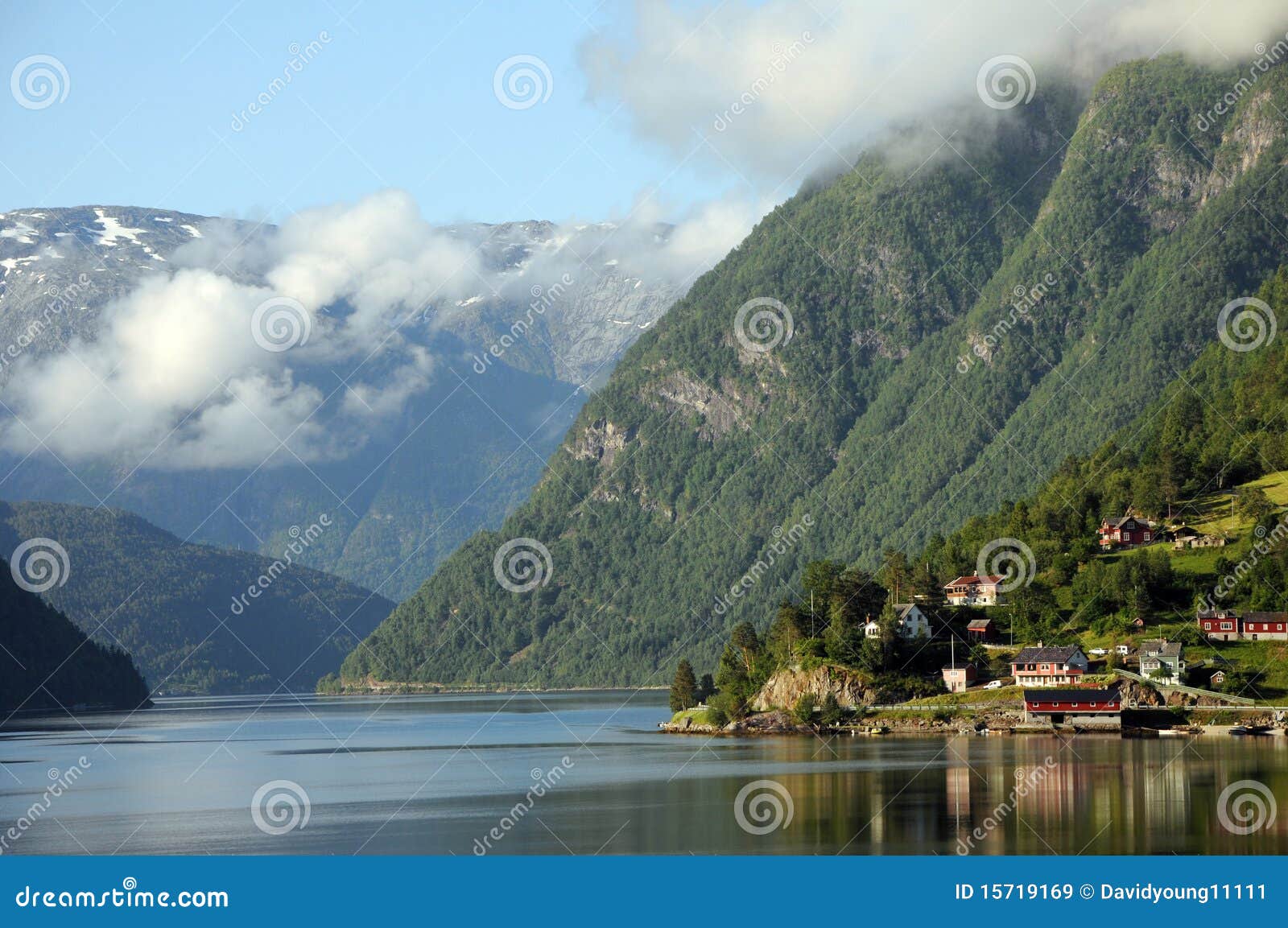Hardangerfjord, Ulvik stock image. Image of fjord, scenery - 15719169