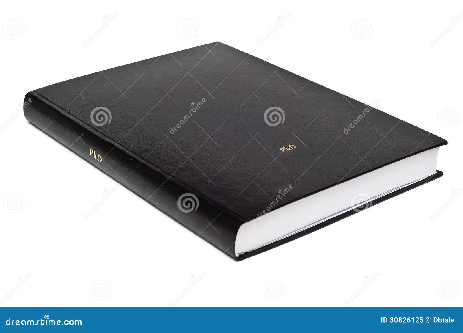 Hardbound dissertatie stock afbeelding. Image of generisch - 30826125