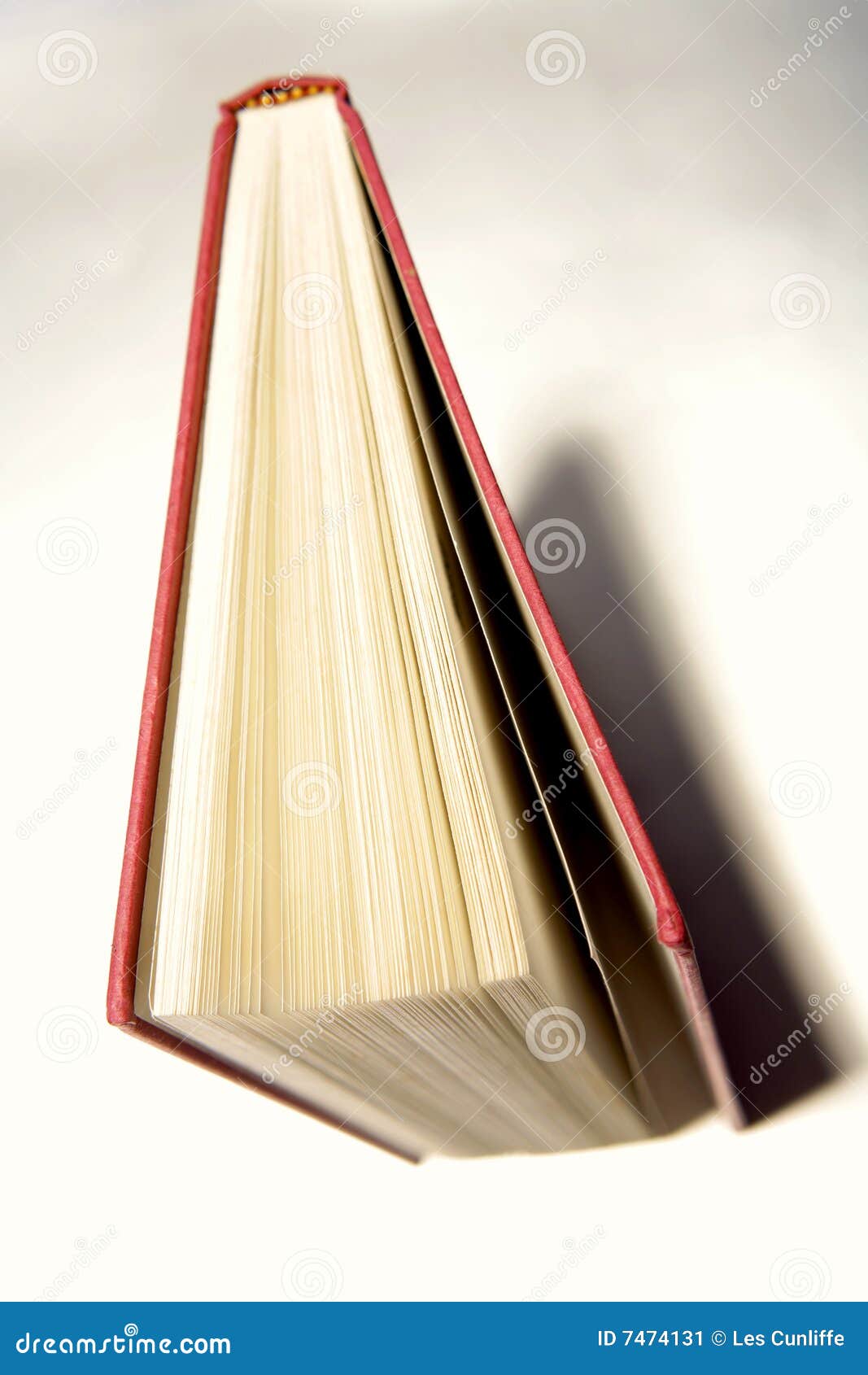 Hardbound Textbook and Pages Stock Image - Image of shadow, cover: 7474131