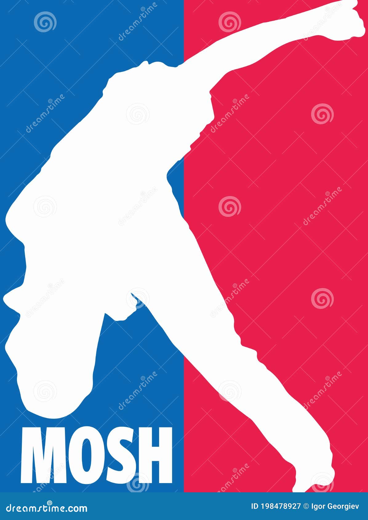 Hardcore Mosh Logo Template Stock Vector - Illustration of deck ...