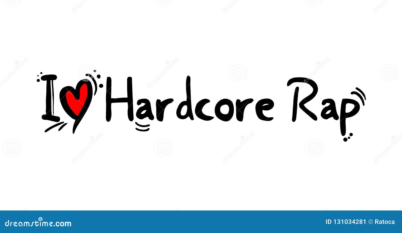 Hardcore Rap music style stock vector. Illustration of hardcore - 131034281