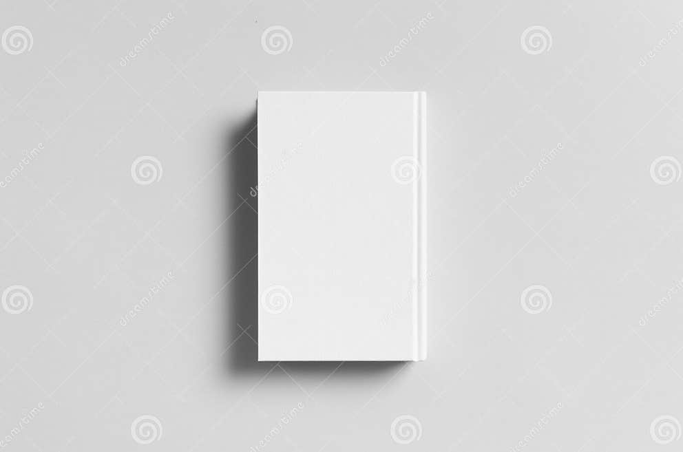 Hardcover Canvas Book Mock-Up - Backside Stock Photo - Image of white ...