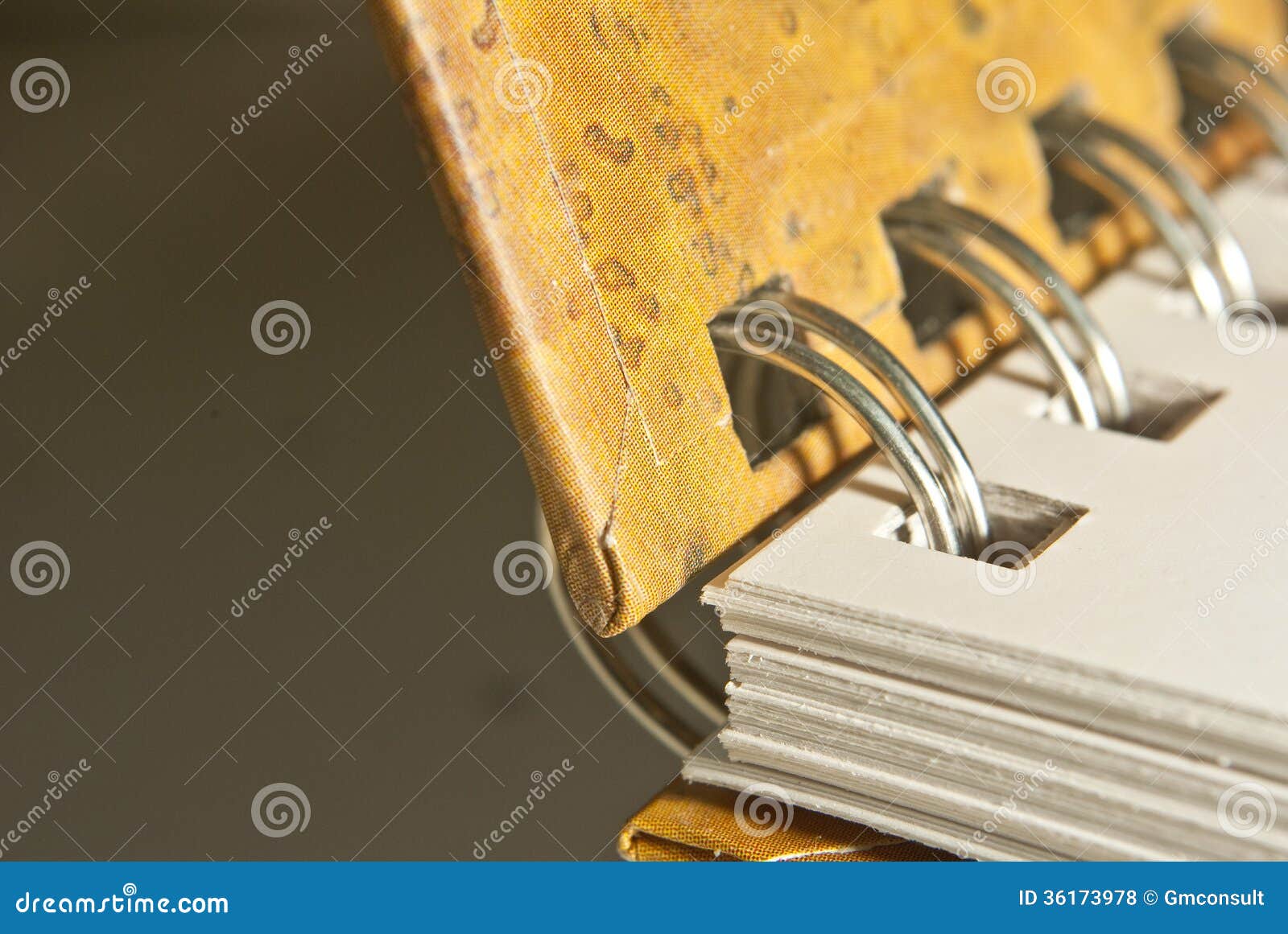 Hardcover wire-o closeup stock photo. Image of stacked - 36173978