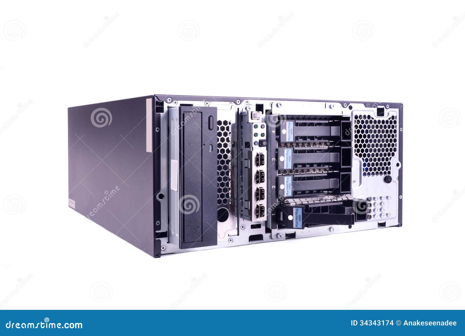 Harddisk bay stock photo. Image of equipment, drives - 34343174