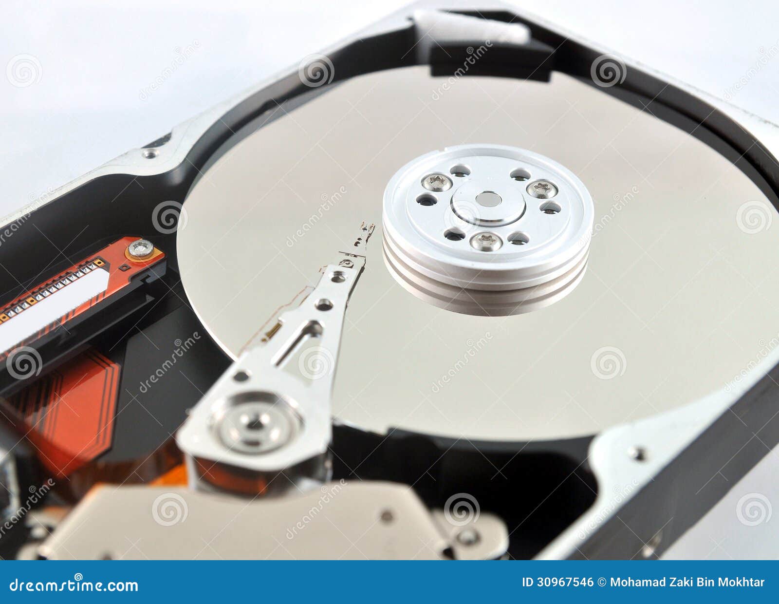 Harddisk drive stock photo. Image of harddisk, head, cylinder - 30967546