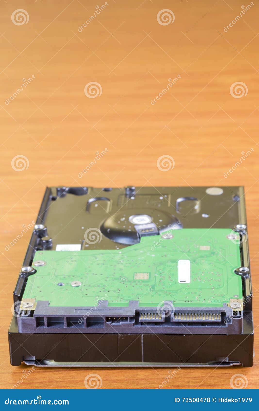 Harddisk Drive is the Data Storage Stock Photo - Image of white, back ...