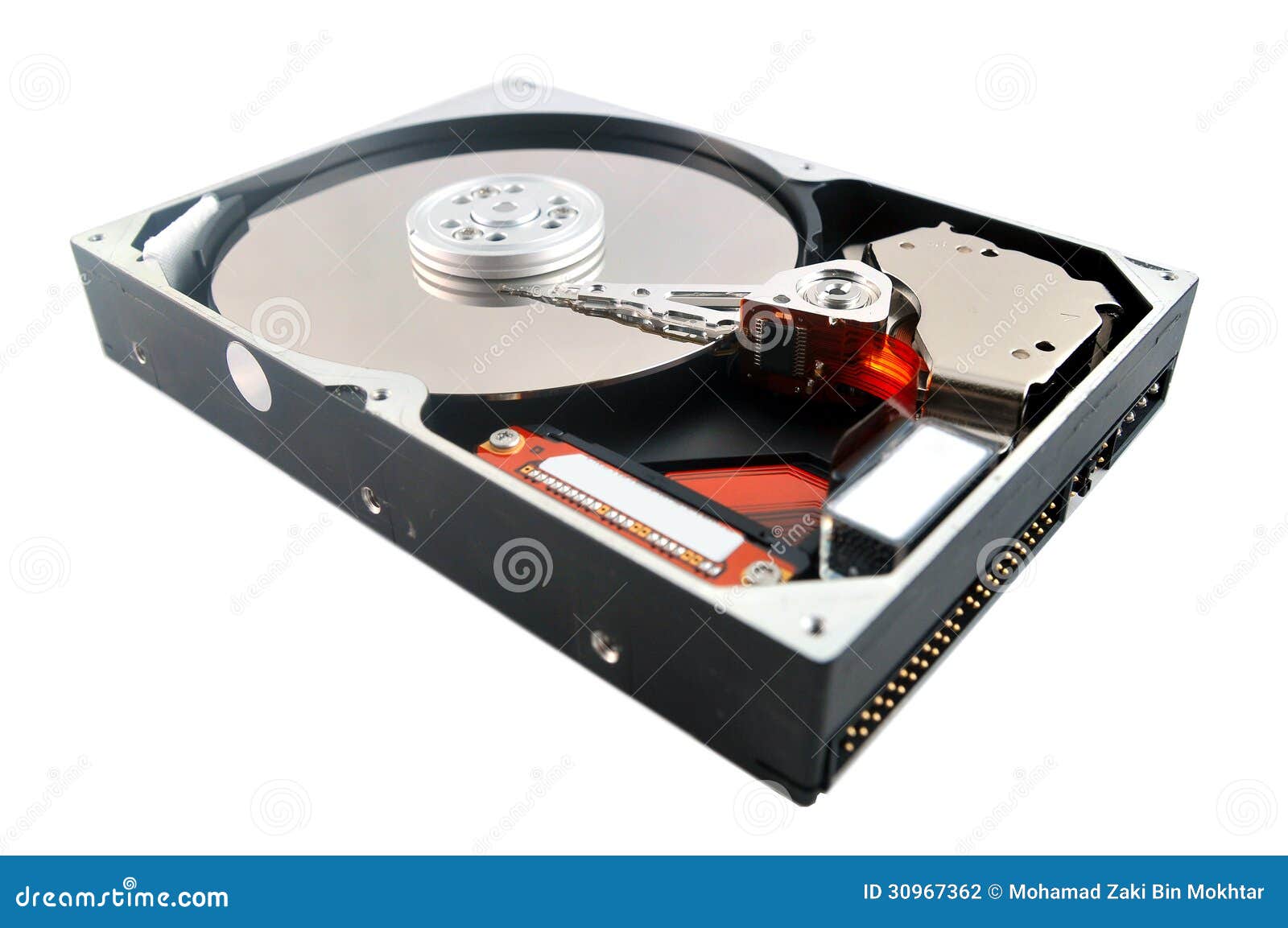 Harddisk drive stock photo. Image of electronic, closeup - 30967362