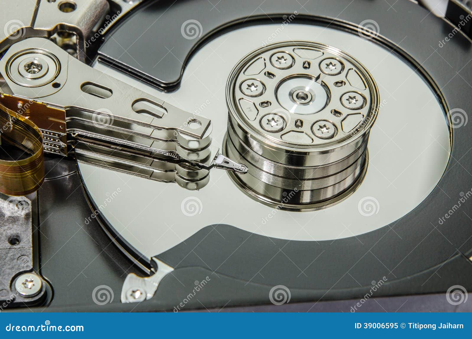 Harddisk inside stock image. Image of download, file - 39006595