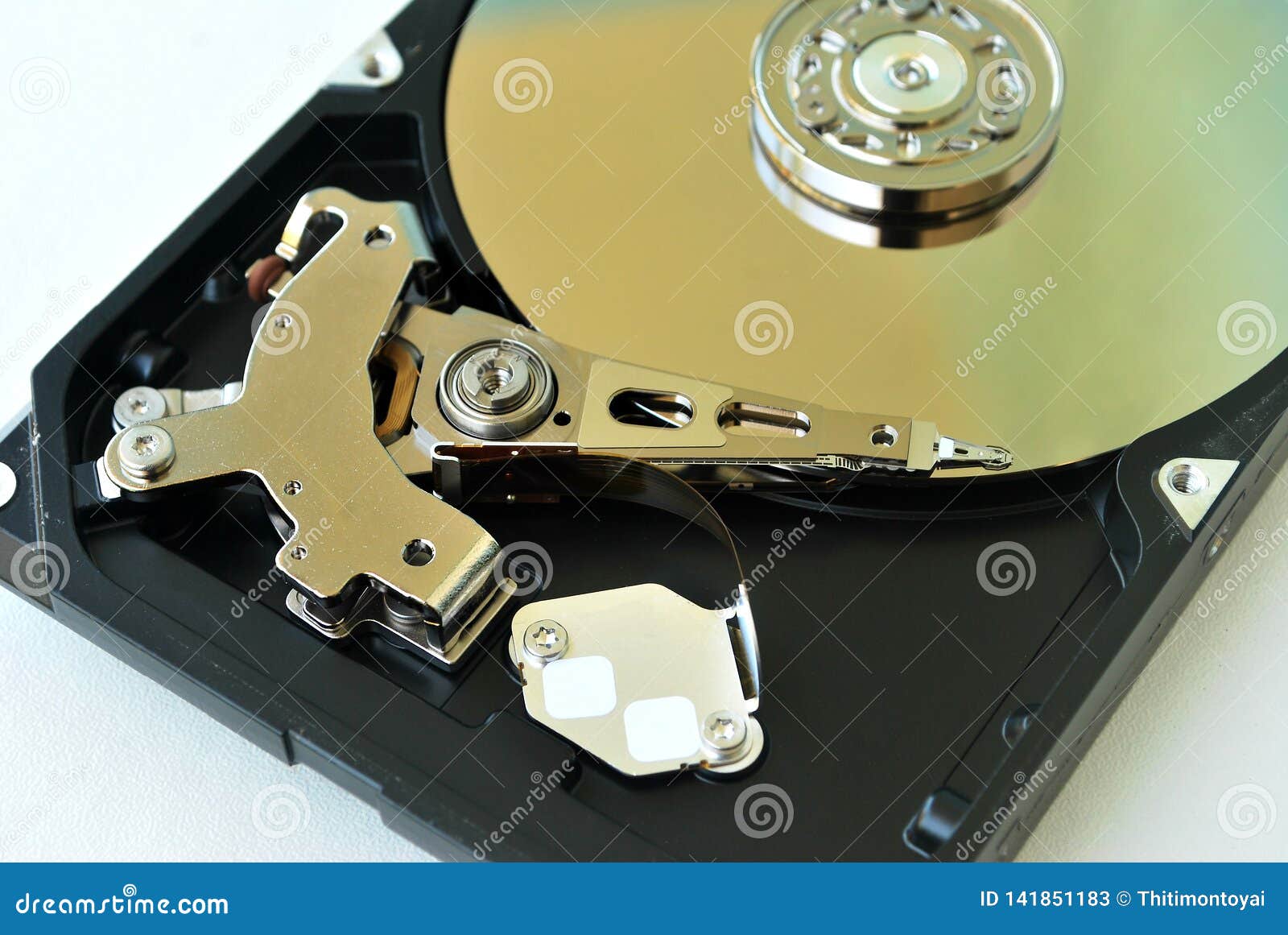 Harddisk pc. stock image. Image of distribution, information - 141851183