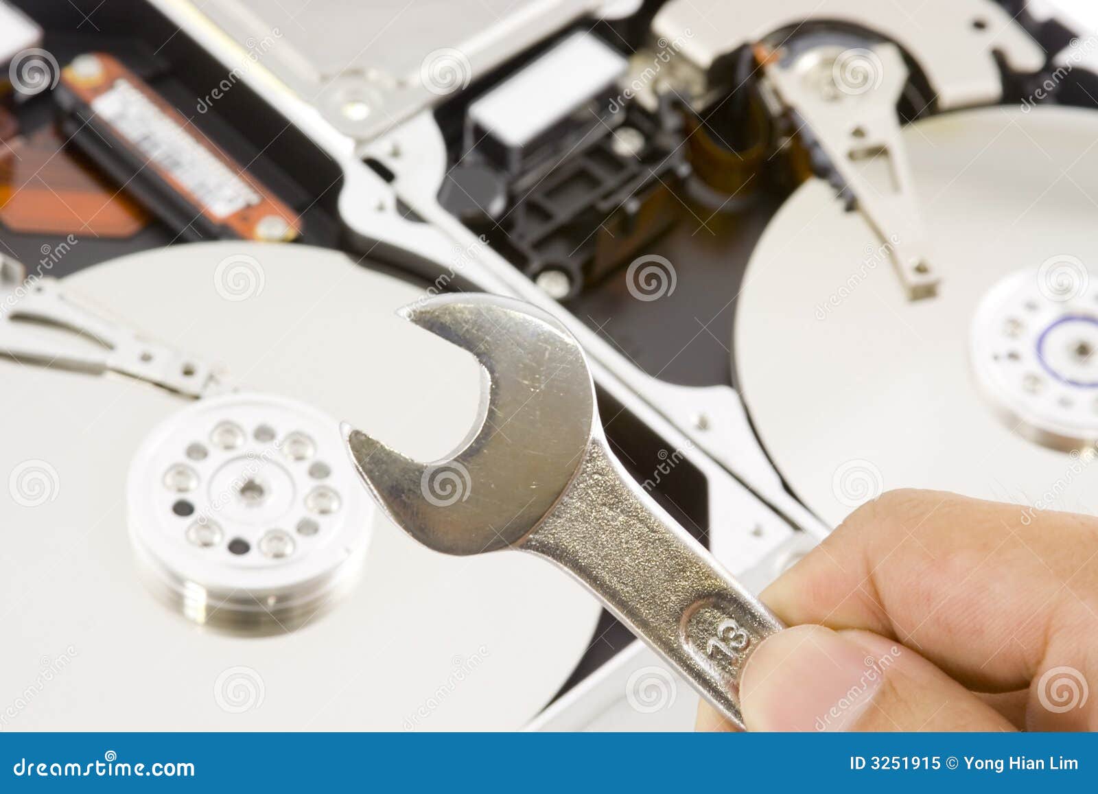 Harddisk repair stock image. Image of component, technology - 3251915