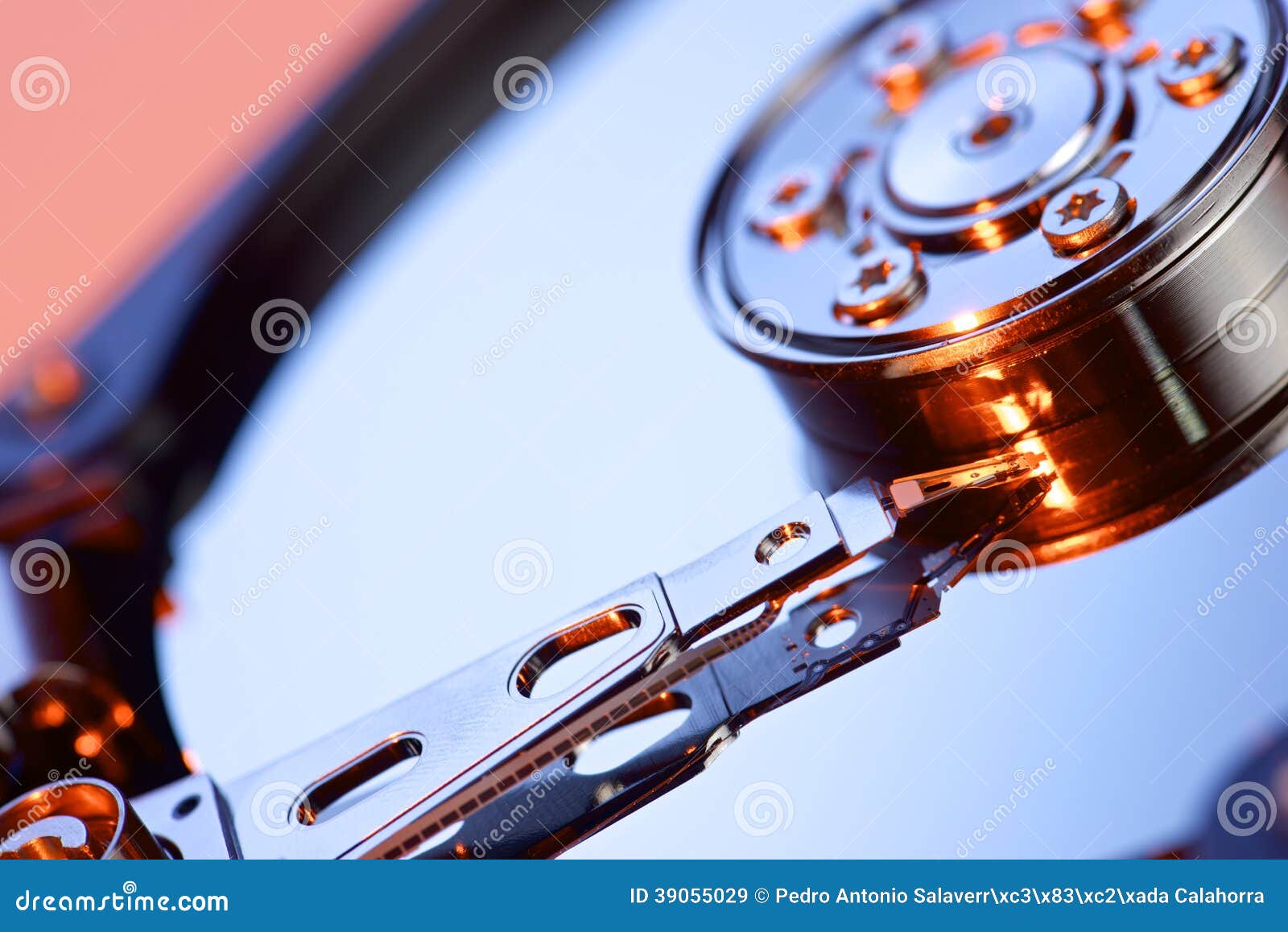 Harde schijf stock afbeelding. Image of macro, schijf - 39055029