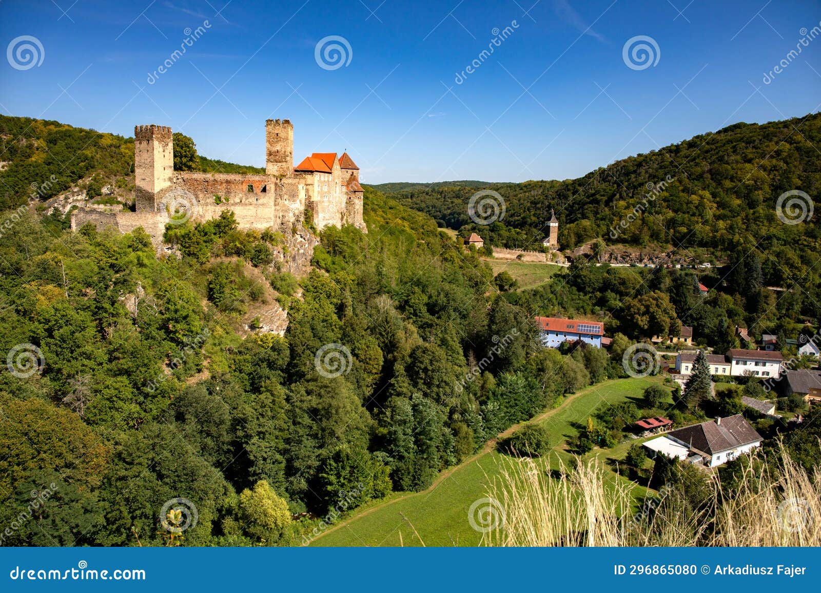 Hardegg Castle in the Thayatal Valley Editorial Image - Image of stone ...