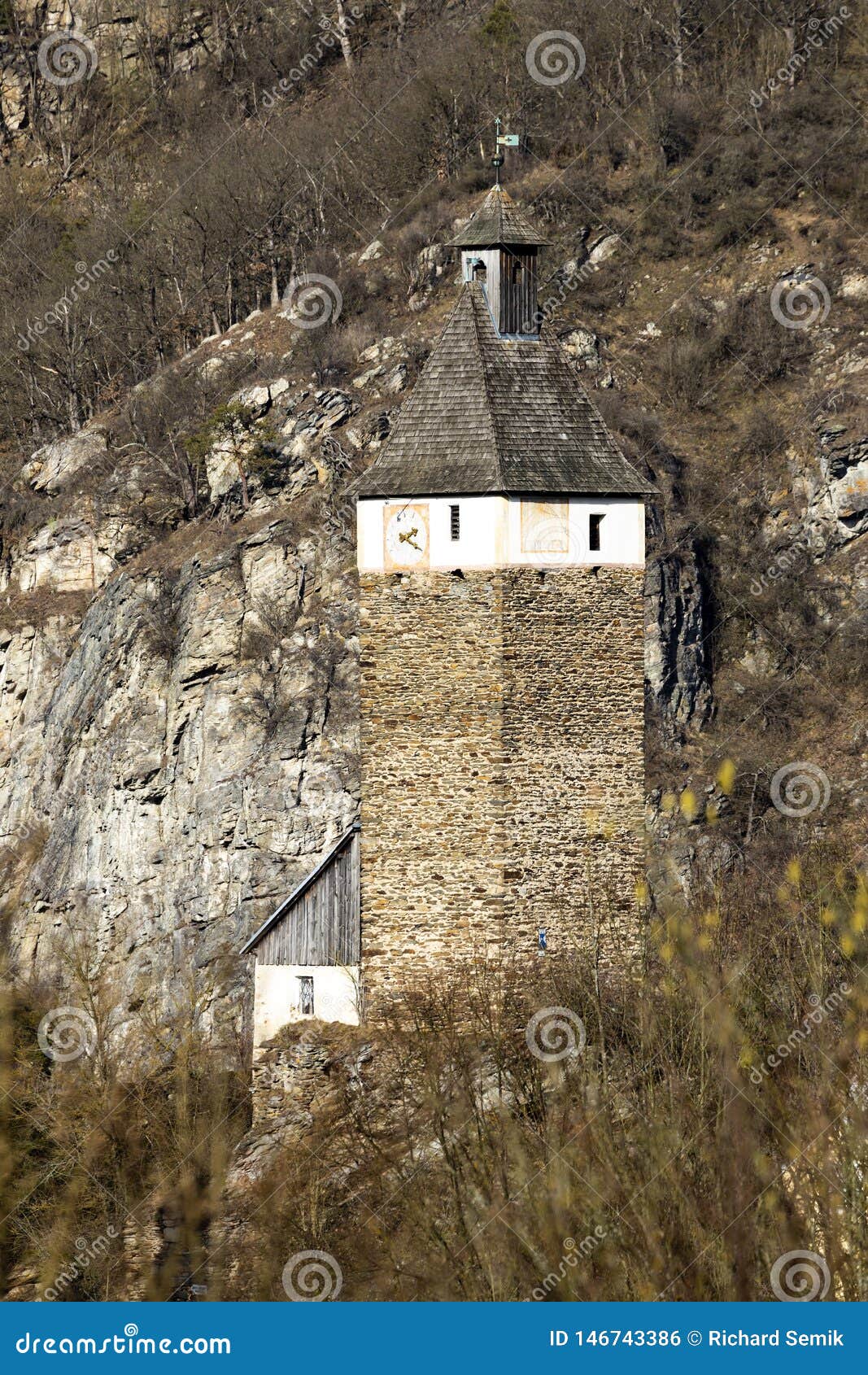 Hardegg castle, Austria stock photo. Image of outside - 146743386