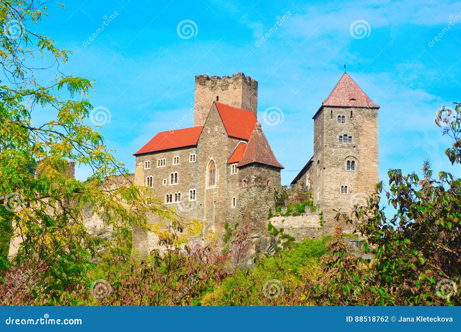 Hardegg castle, Austria stock photo. Image of history - 88518762