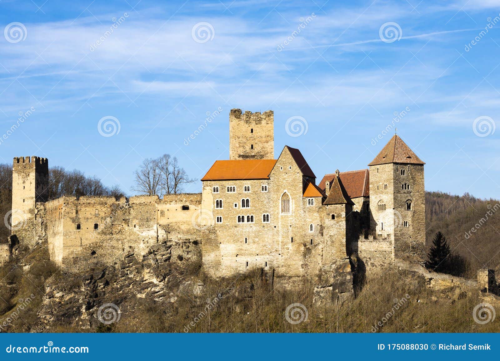 Hardegg Castle in North Austria Stock Photo - Image of landmark ...