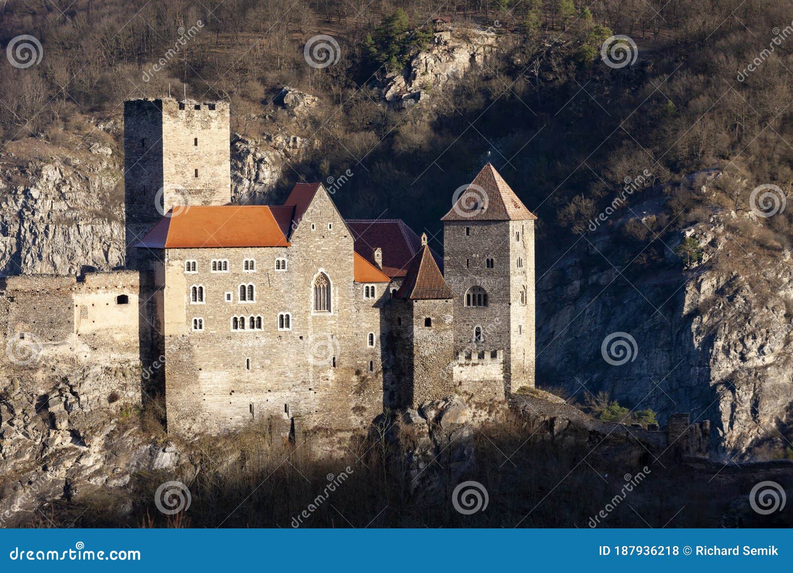 Hardegg Castle in Northern Austria Stock Photo - Image of monument ...