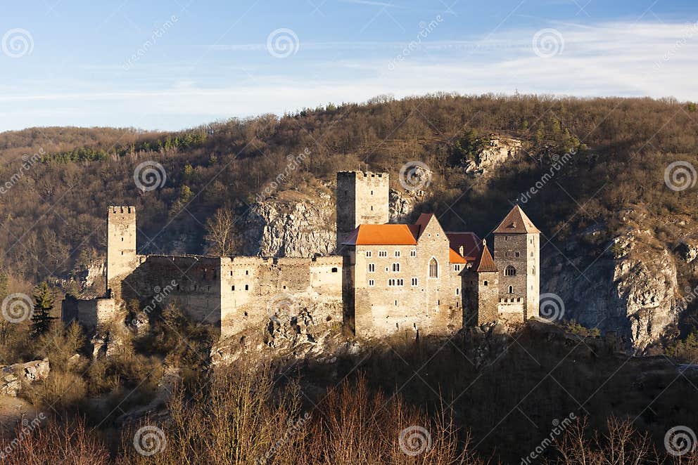 Hardegg Castle in Northern Austria Stock Photo - Image of valley ...