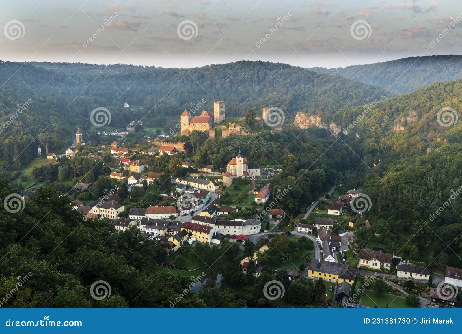 Hardegg stock photo. Image of landscape, monument, landmark - 231381730