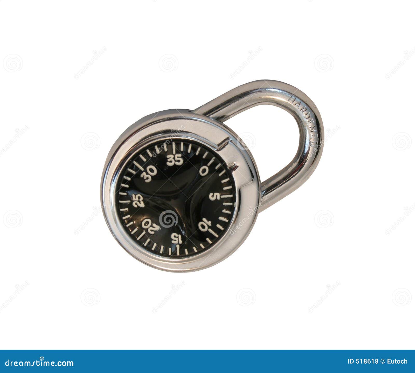 Hardened Lock stock photo. Image of lock, deter, dial, steel - 518618