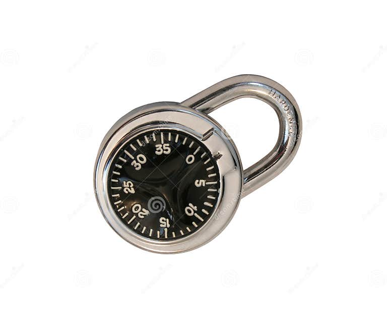 Hardened Lock stock photo. Image of lock, deter, dial, steel - 518618