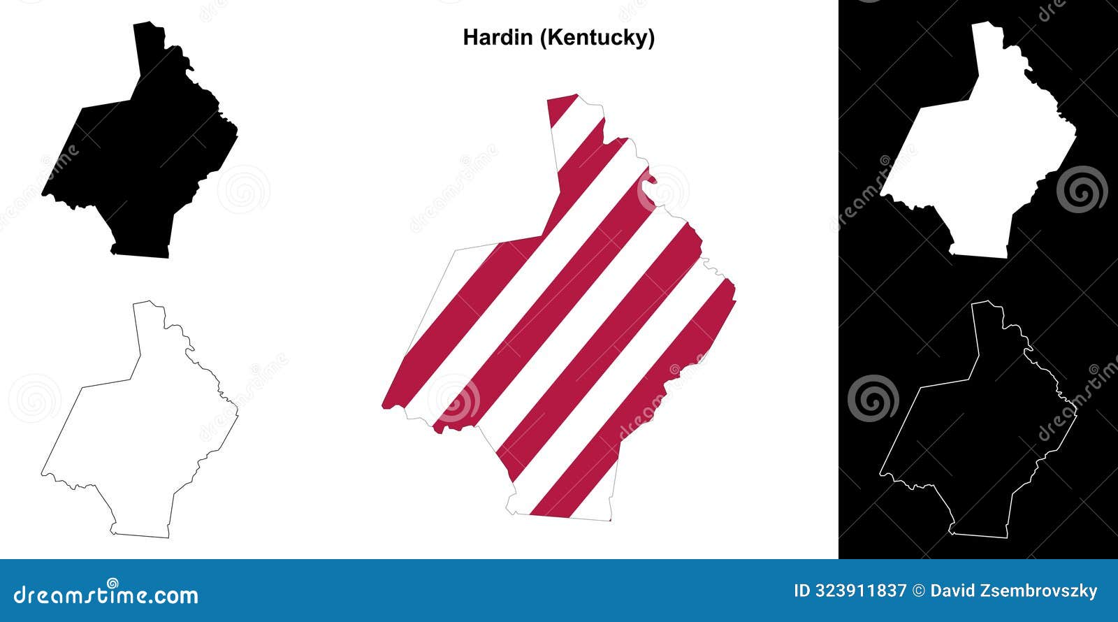 Hardin outline map stock illustration. Illustration of cartography ...