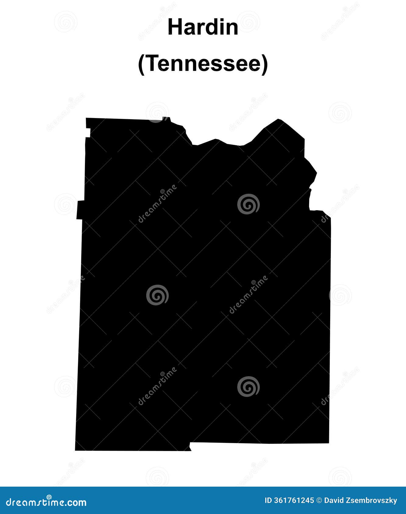 Hardin Outline Map Vector Illustration | CartoonDealer.com #361791758