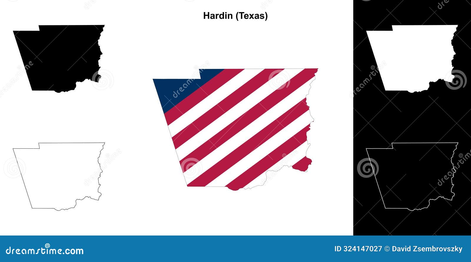 Hardin outline map stock illustration. Illustration of county - 324147027