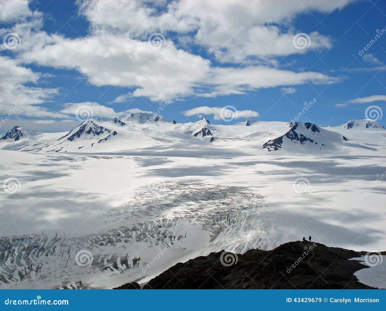 Harding Icefield Kenai Alaska Stock Image - Image of melting, glacier ...