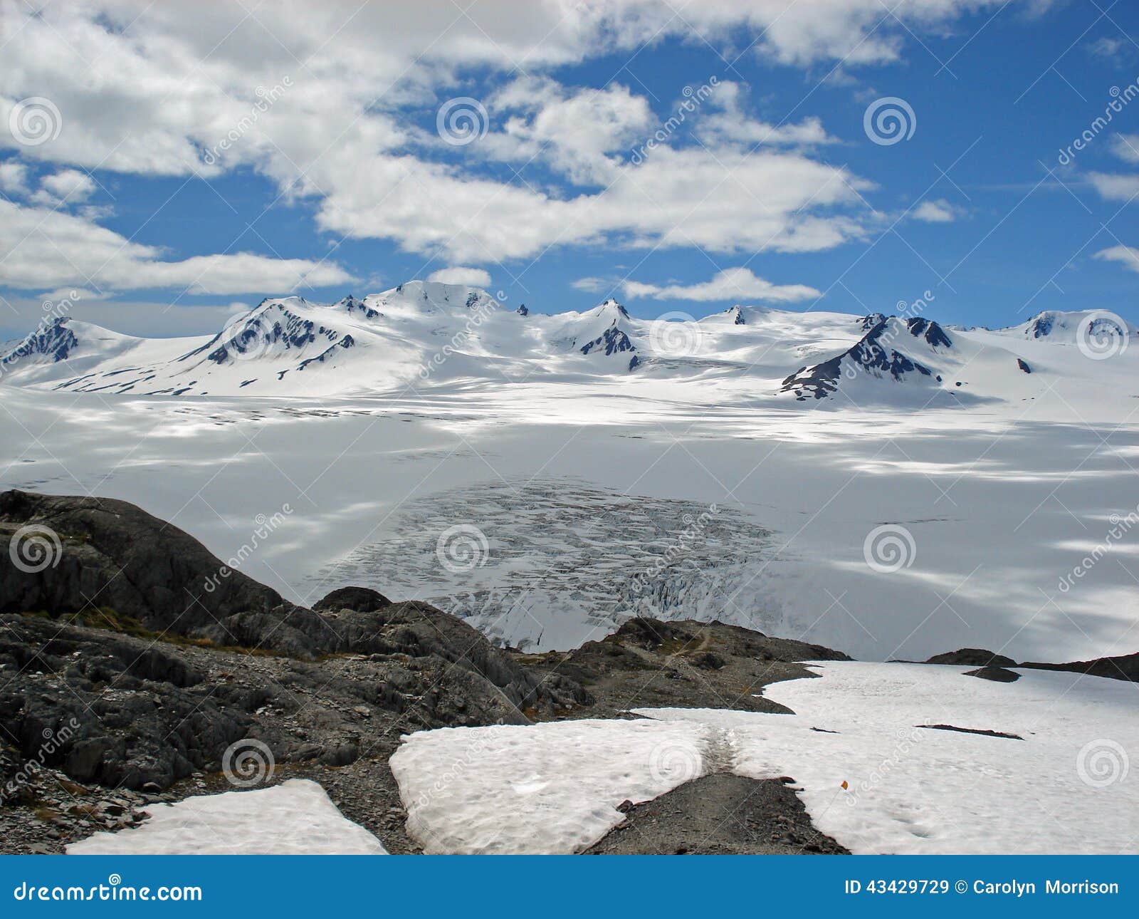 Harding Icefield Kenai Alaska Stock Image - Image of landscape, kenai ...