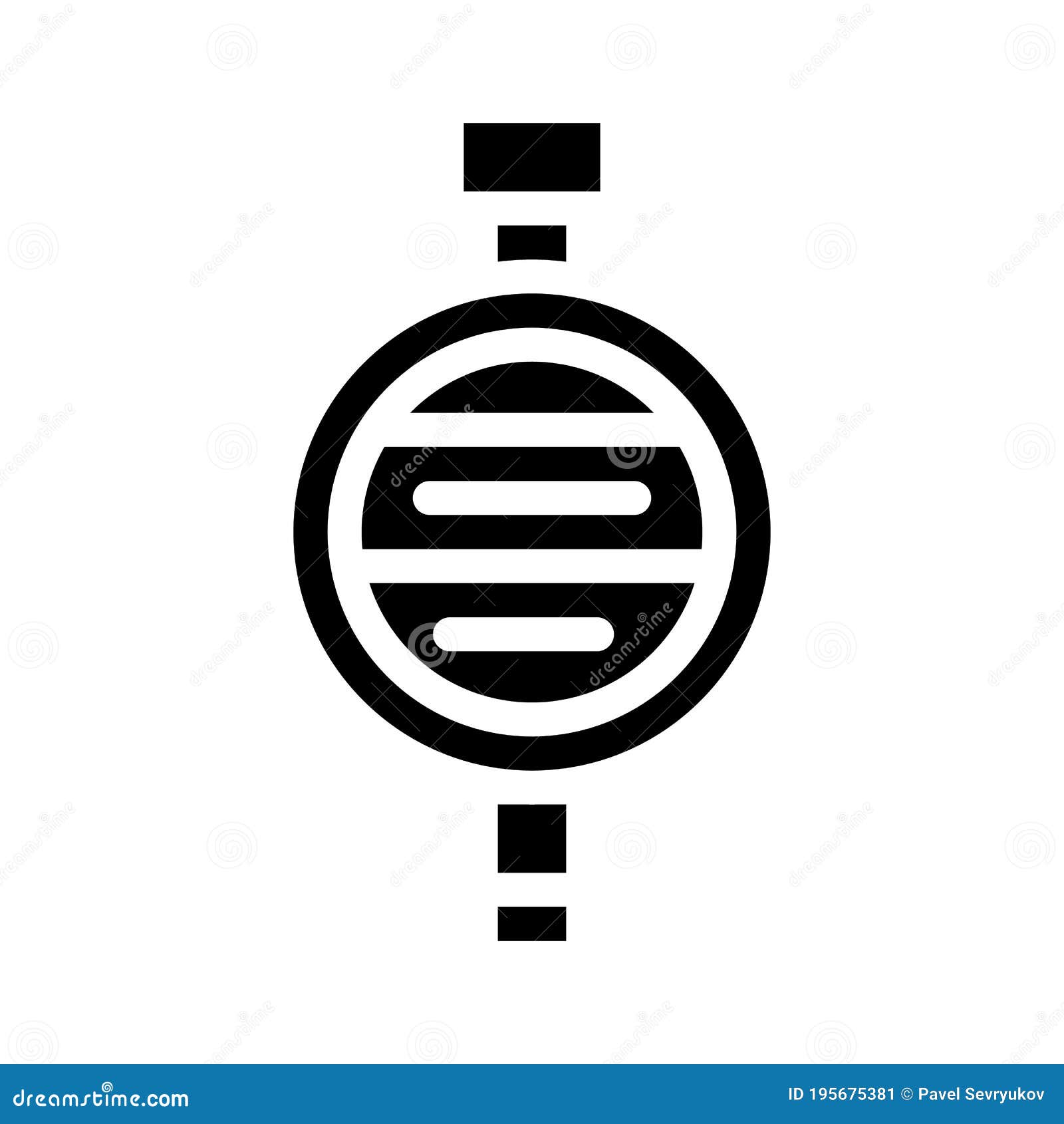 Hardness Meter or Durometer Glyph Icon Vector Illustration Stock Vector ...