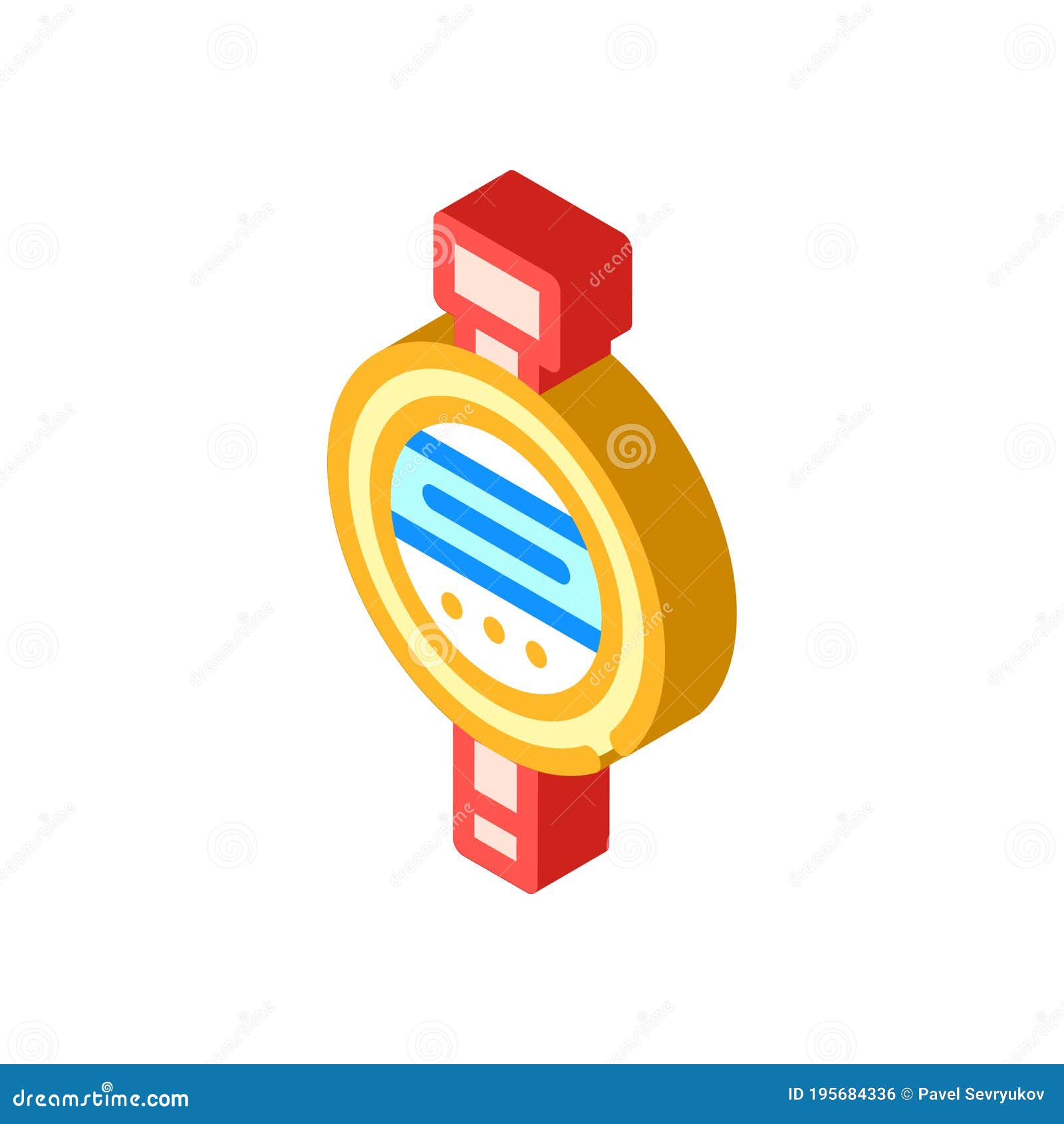 Hardness Meter or Durometer Isometric Icon Vector Illustration Stock ...