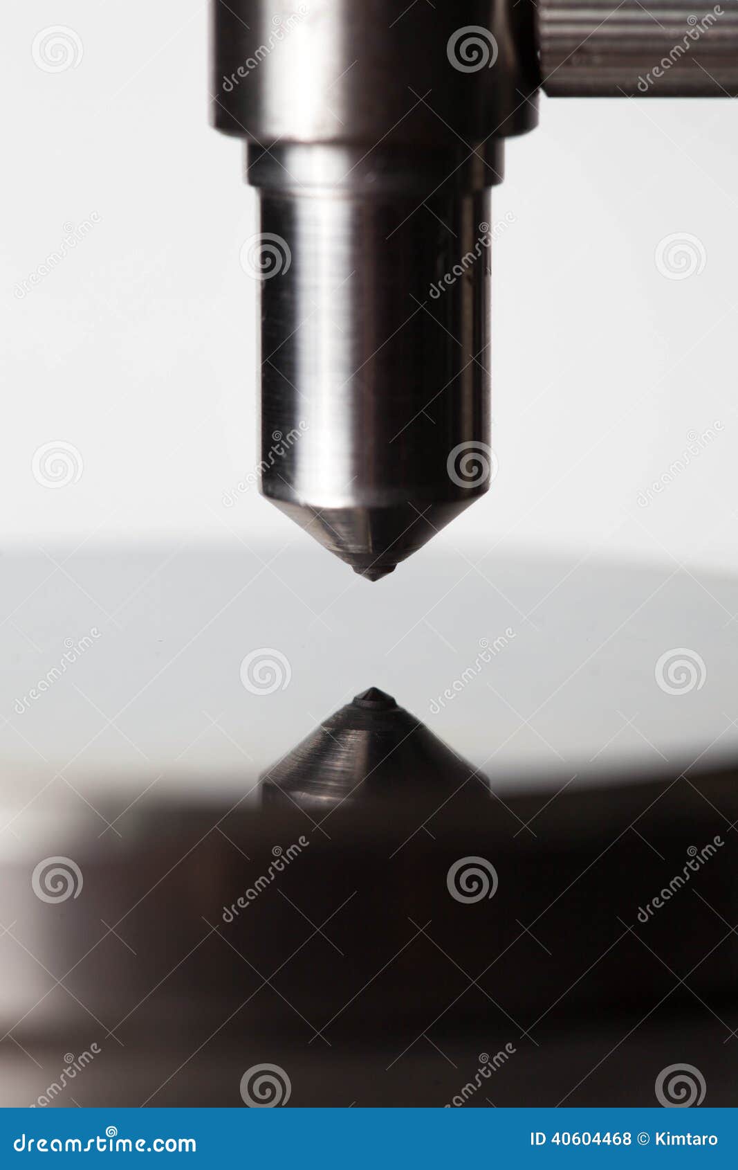 Hardness Test with Standard Block Stock Photo - Image of hard ...