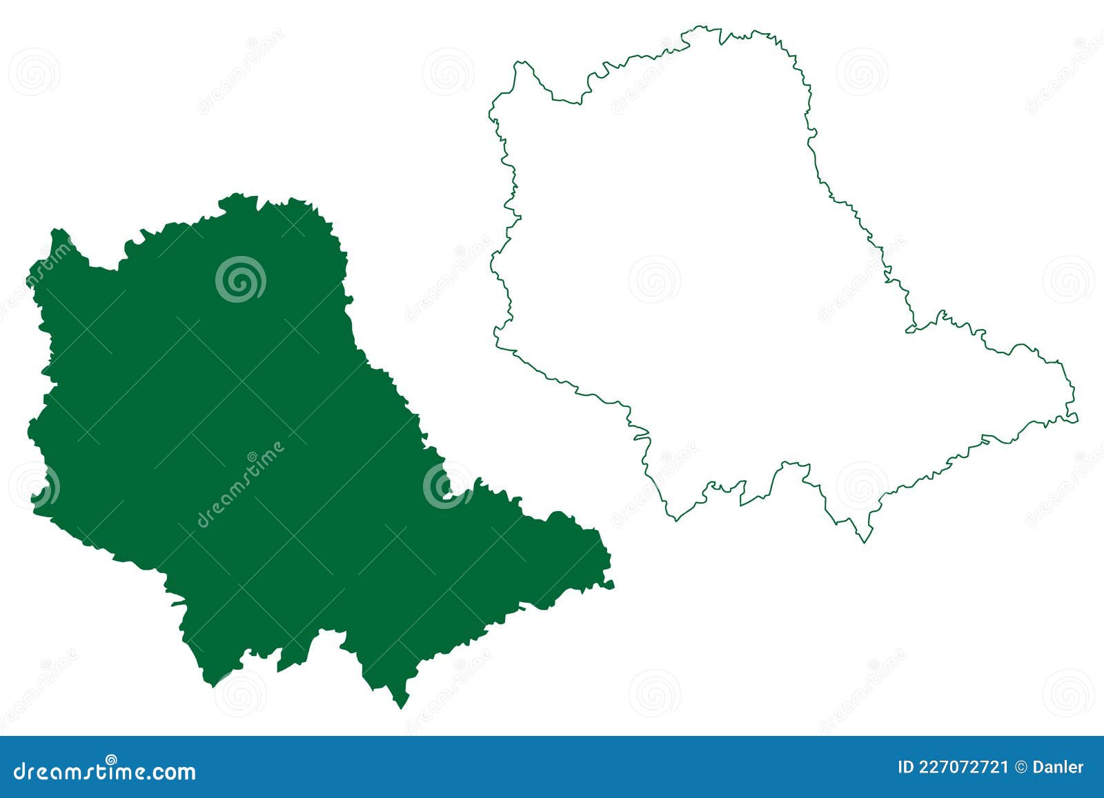 Hardoi District Uttar Pradesh State, Republic of India Map Vector ...