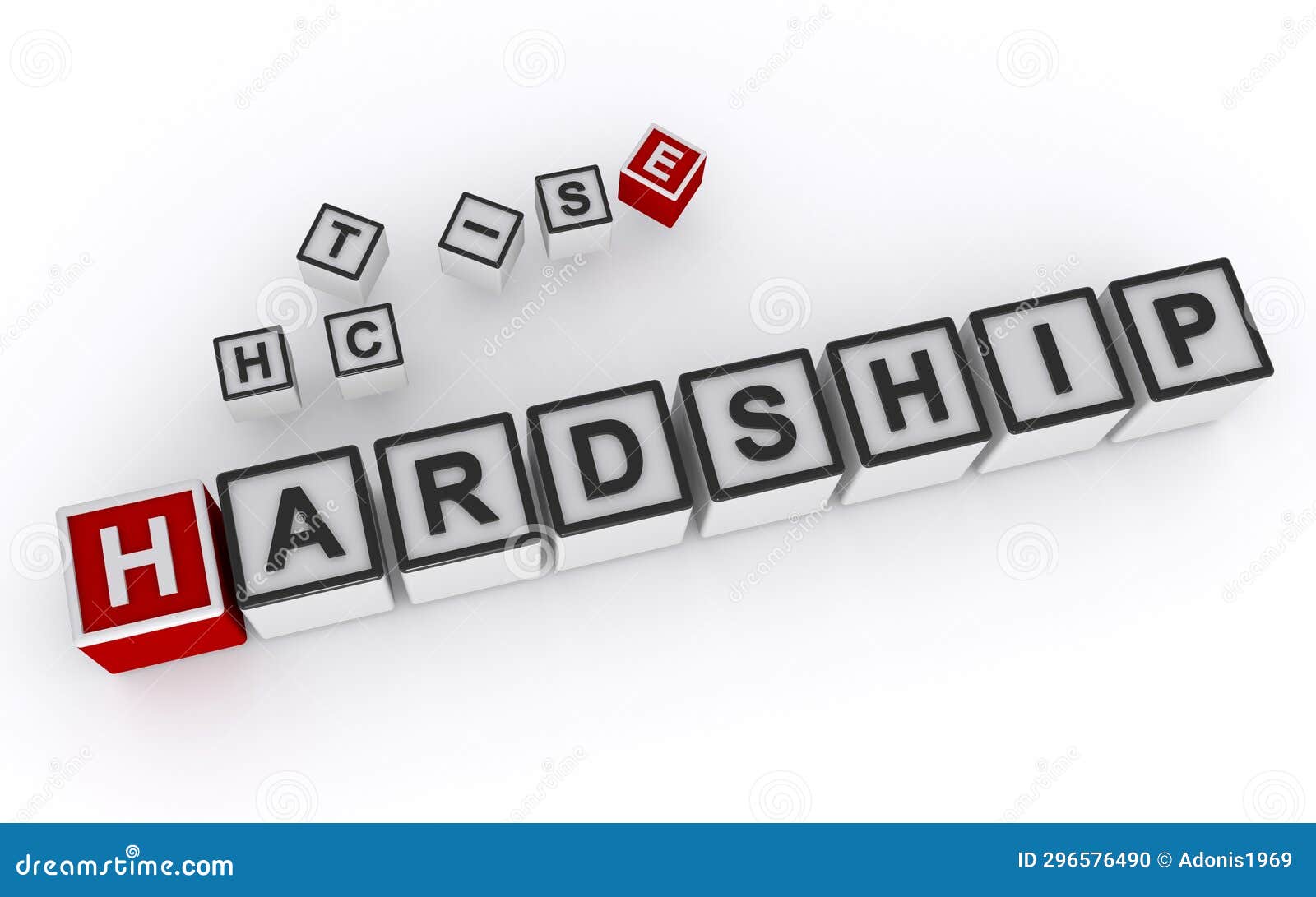 Troubles And Hardship In Life - Pictured By Word Troubles As A Heavy ...