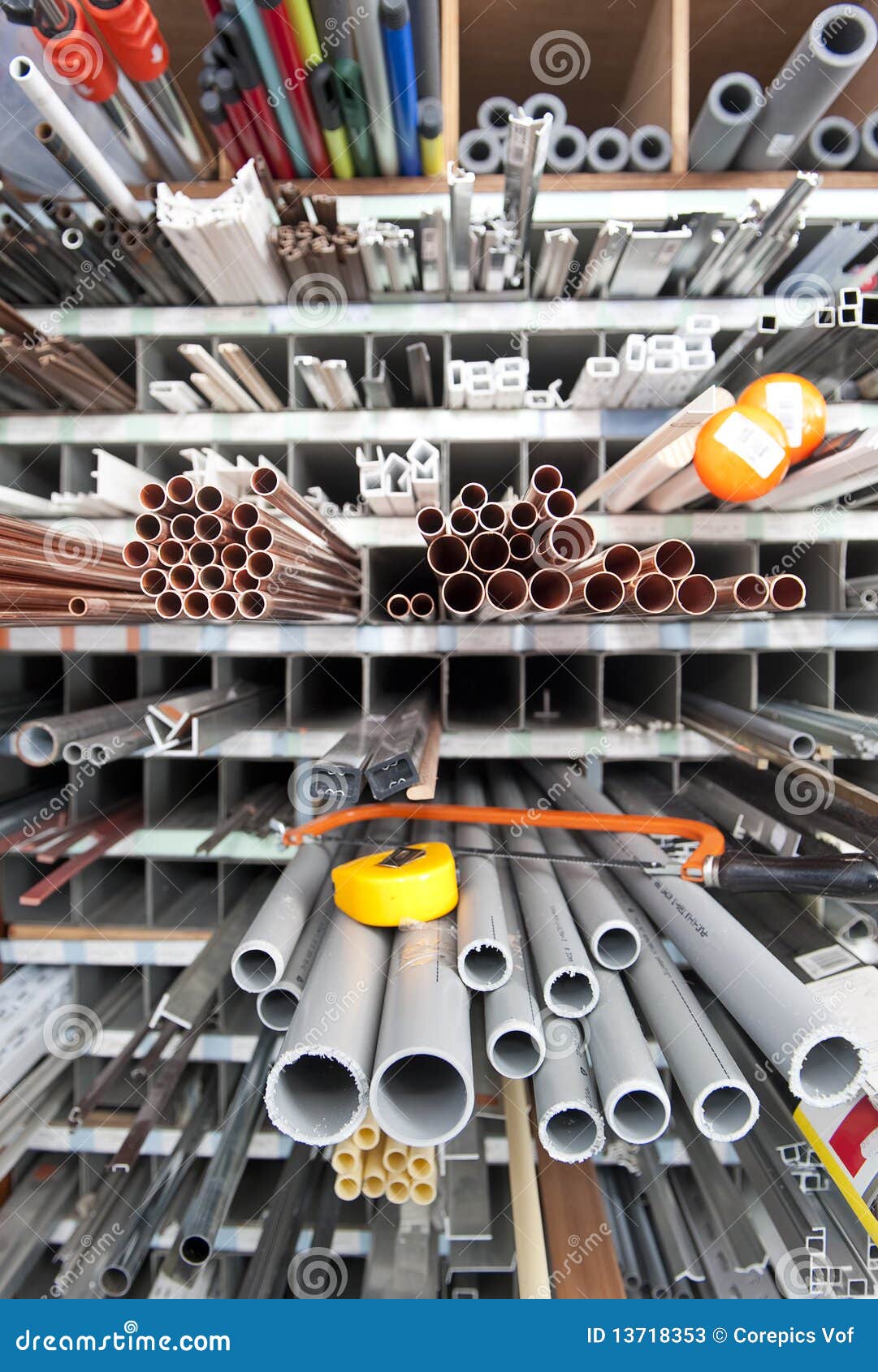 Hardware stock image. Image of polyvinyl, pipes, pole - 13718353