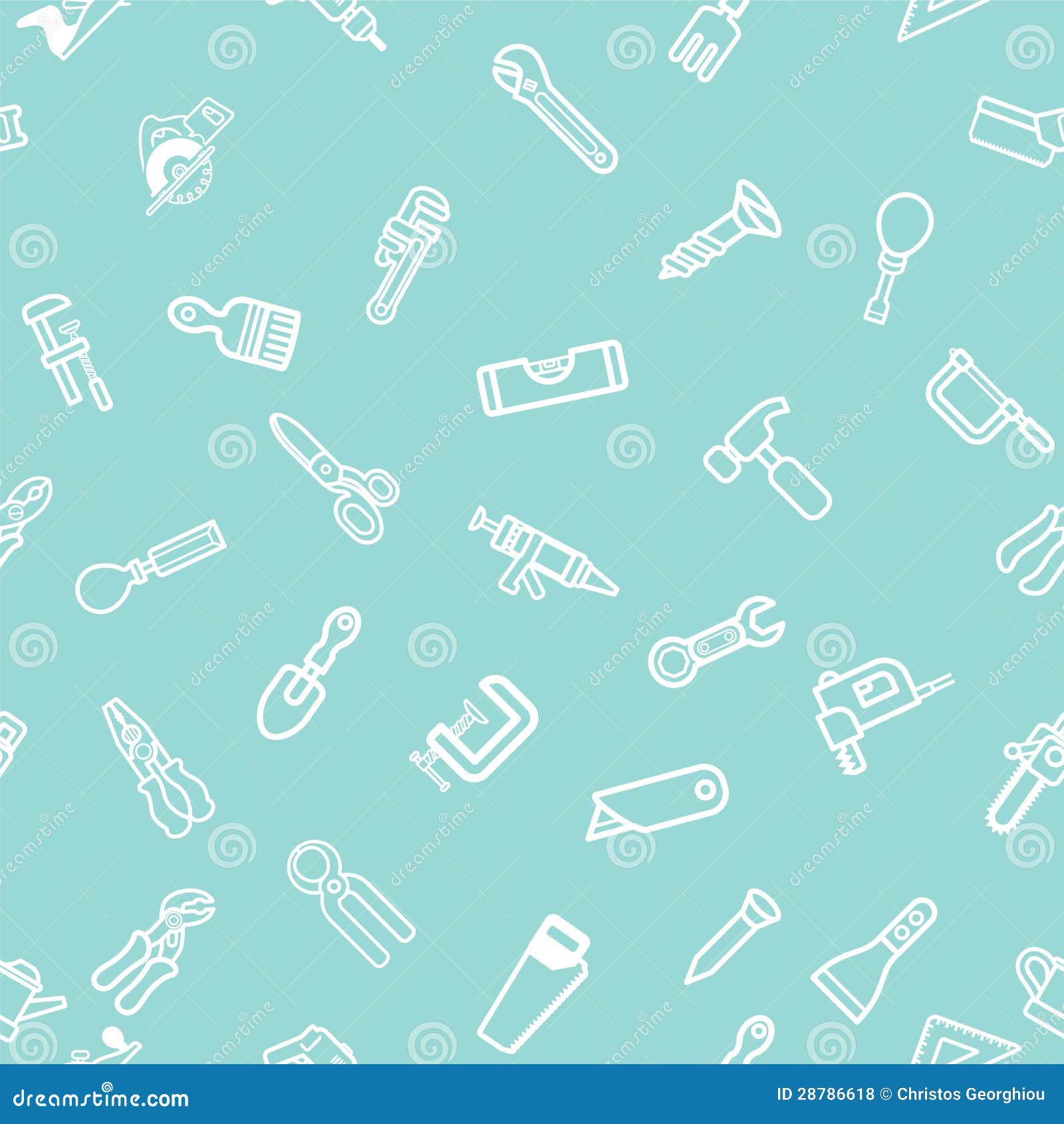 Hardware background stock vector. Illustration of carpentry - 28786618