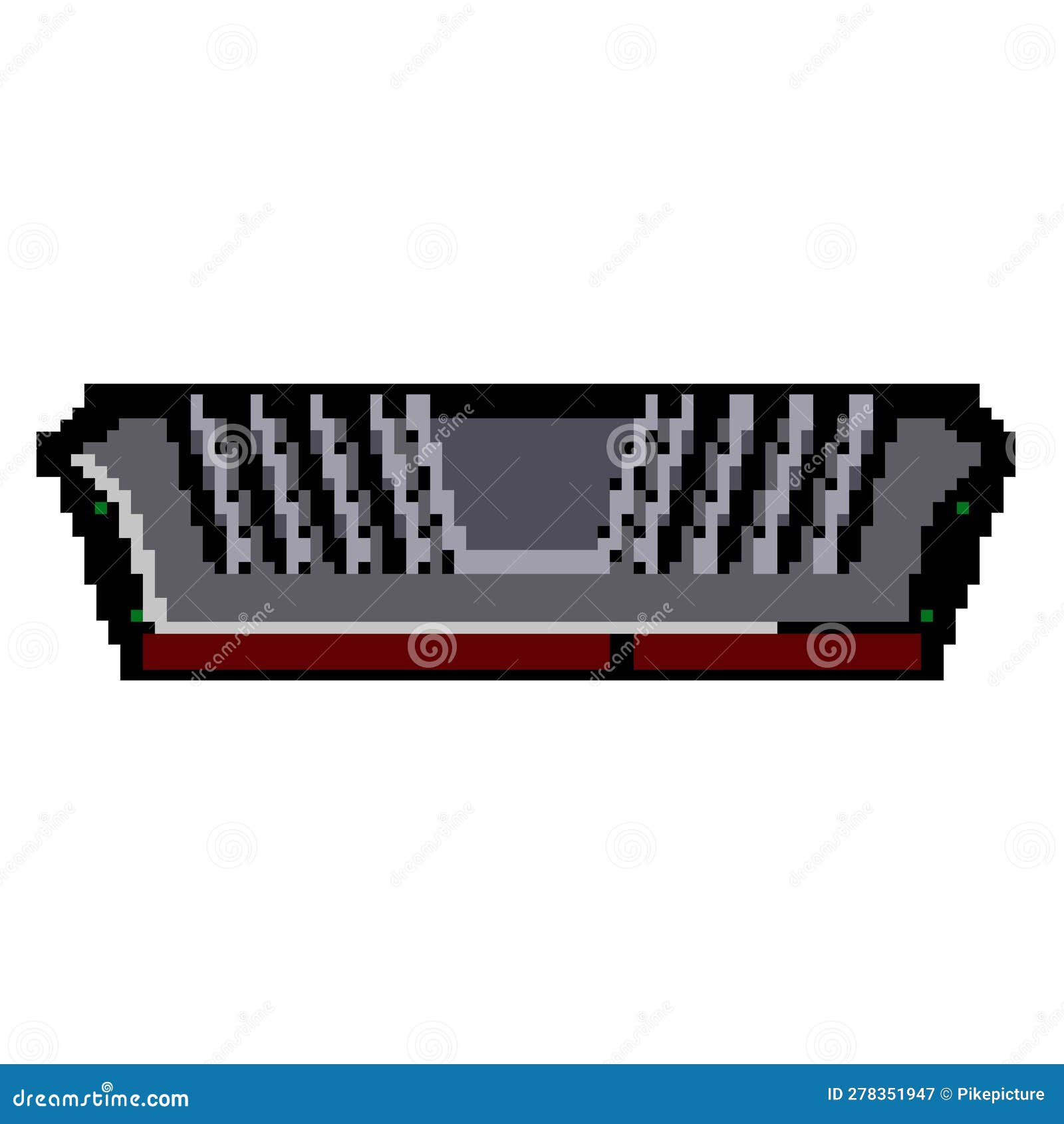 Hardware Desktop Memory Game Pixel Art Vector Illustration Stock Vector ...