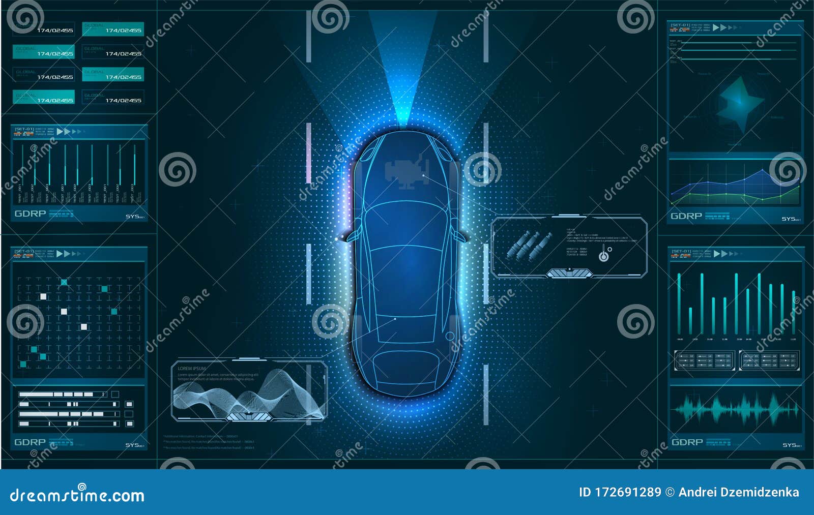 Hardware Diagnostics Condition of Car, Scanning, Test, Monitoring ...