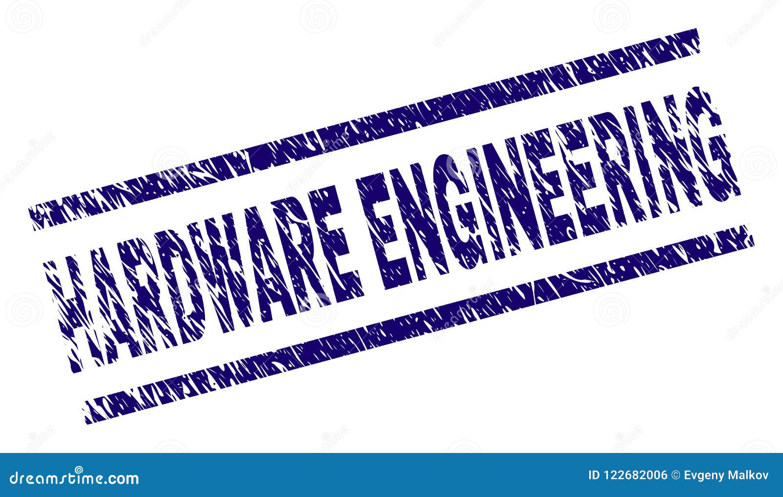 Scratched Textured HARDWARE ENGINEERING Stamp Seal Stock Vector ...