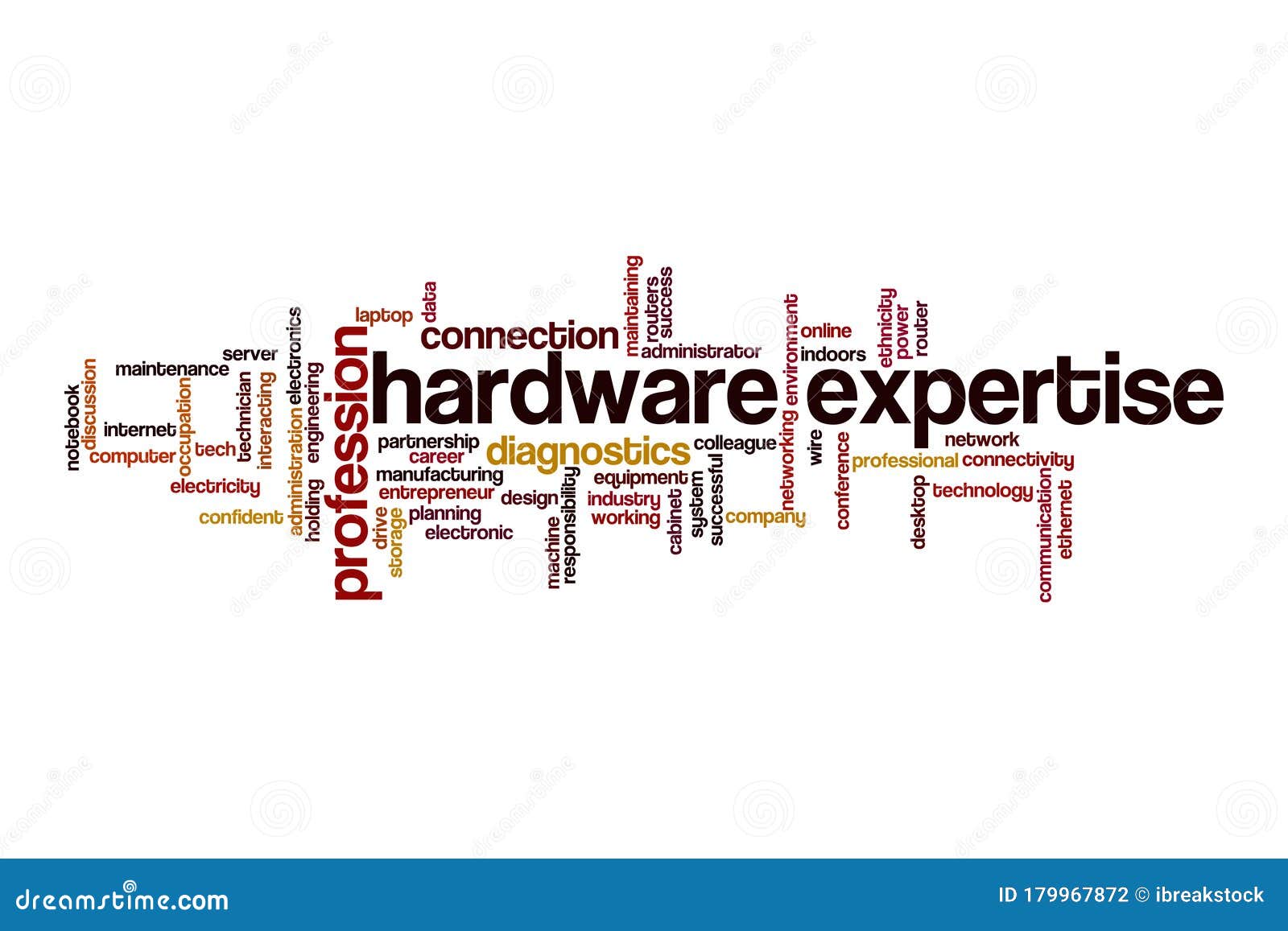 Hardware Expertise Word Cloud Concept Stock Illustration - Illustration ...