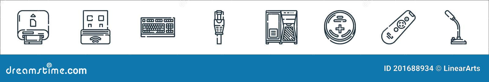 Cmos Vector Icon. Computer Component Icon Outline Style. Perfect Use ...