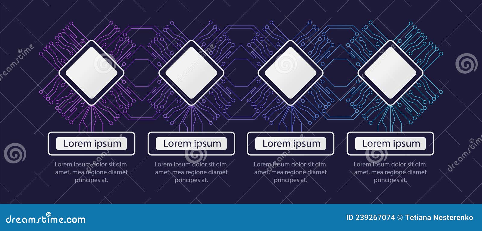 Hardware Maintenance Infographic Chart Design Template Stock Vector ...