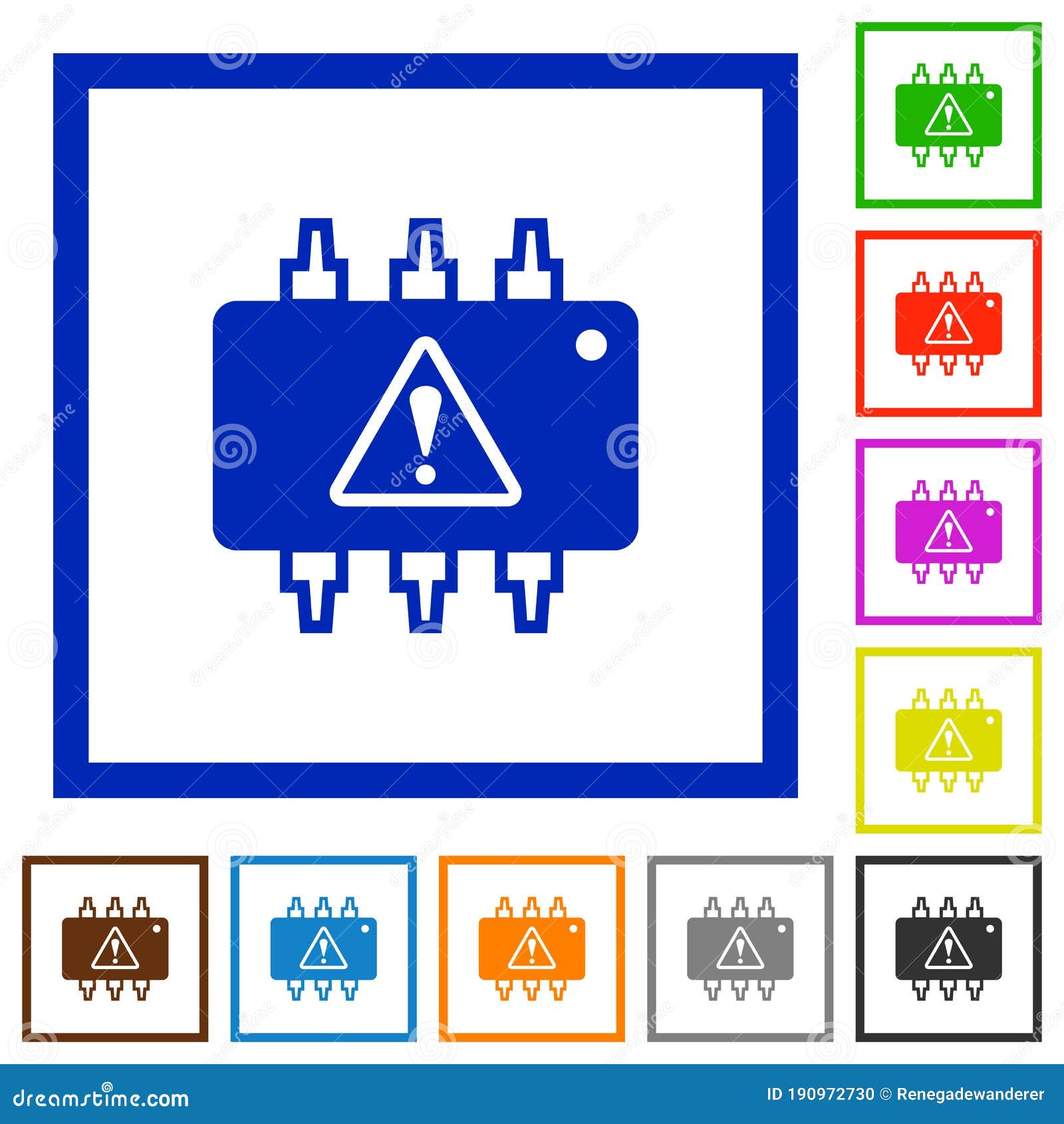 Hardware Malfunction Wooden Buttons Cartoon Vector | CartoonDealer.com ...