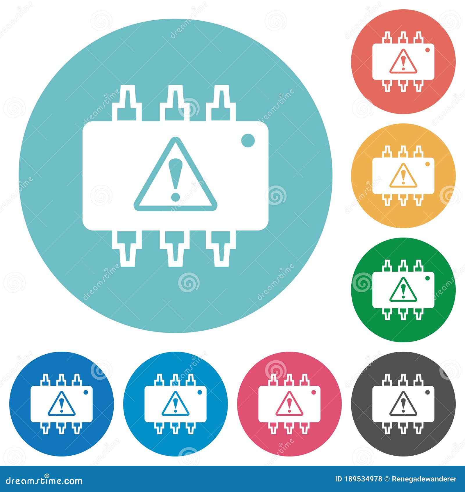 Hardware Malfunction Wooden Buttons Cartoon Vector | CartoonDealer.com ...