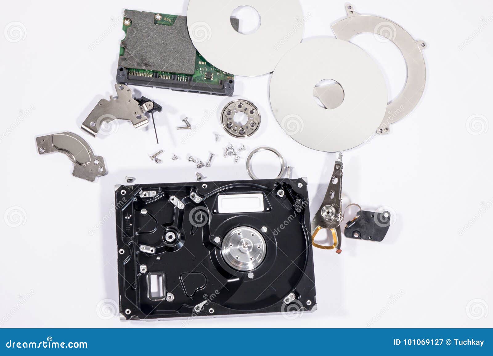 Hardware Parts Inside Harddisk Stock Image - Image of harddrive ...
