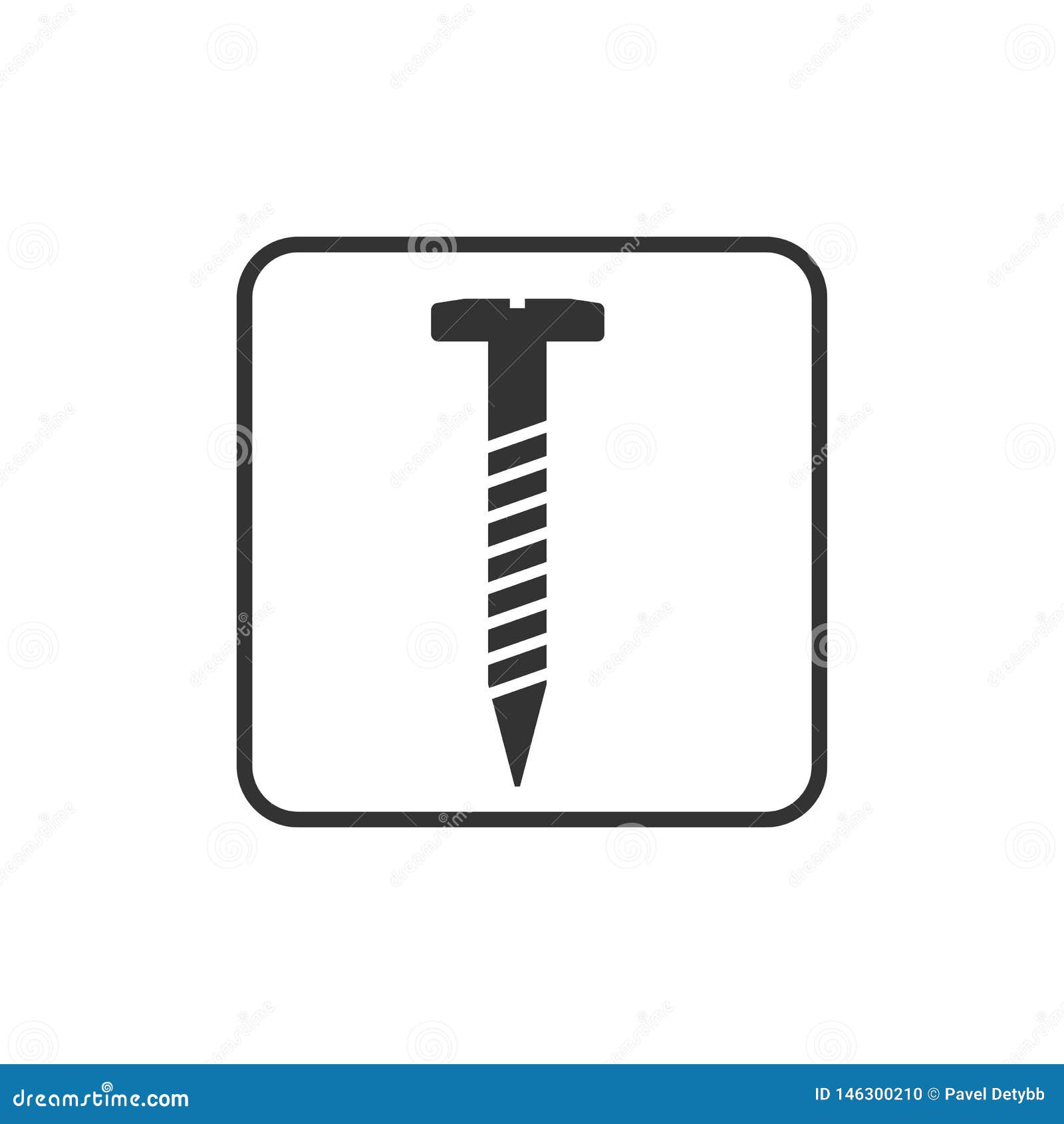 Hardware, Icon. Vector Illustration, Flat Design Stock Illustration ...