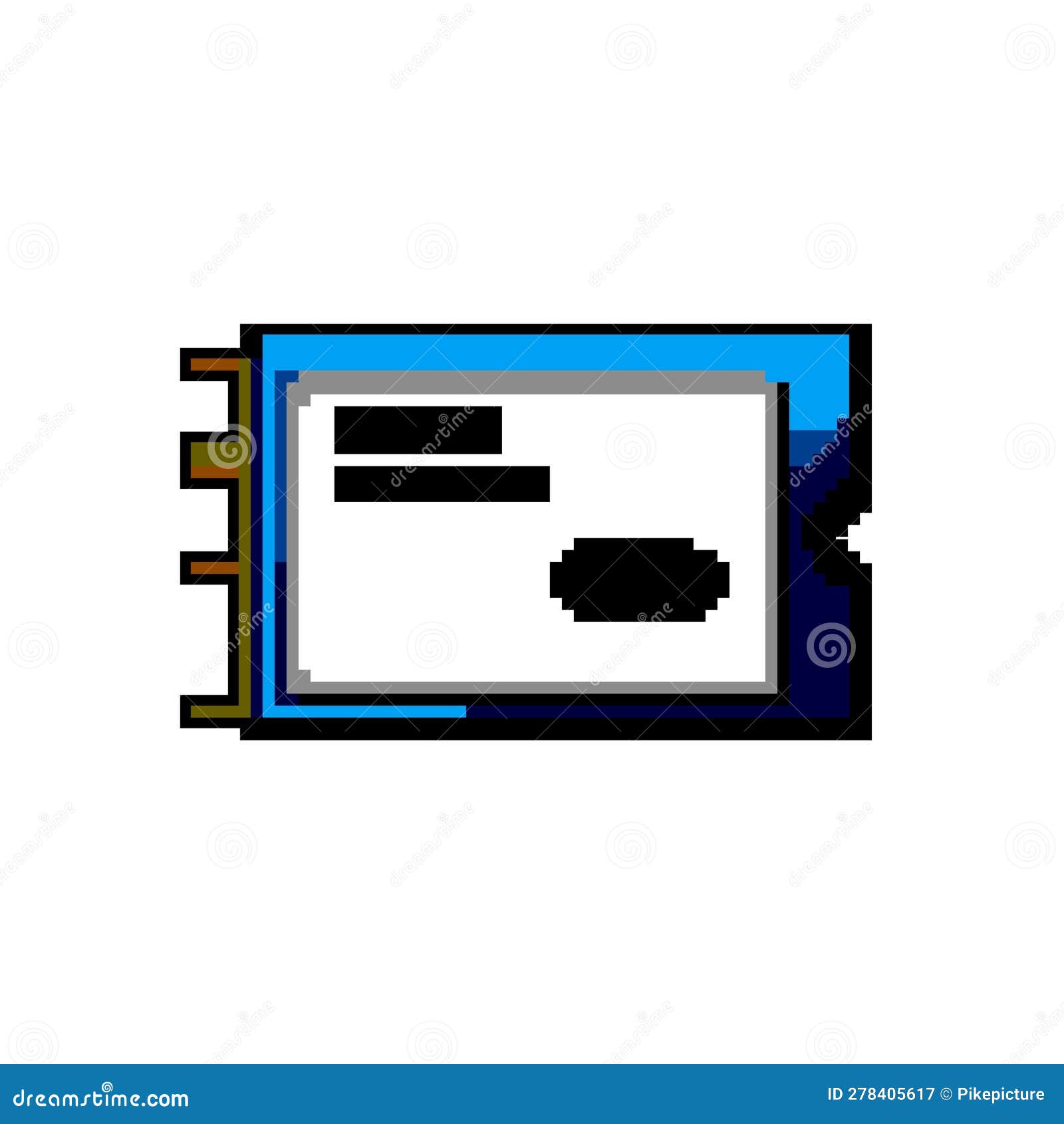 Hardware Ssd Storage Game Pixel Art Vector Illustration Stock Vector ...